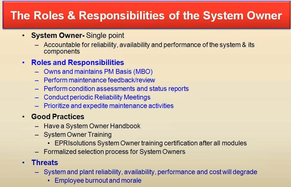 SURALAYA POWER GENERATION: SYSTEM OWNER