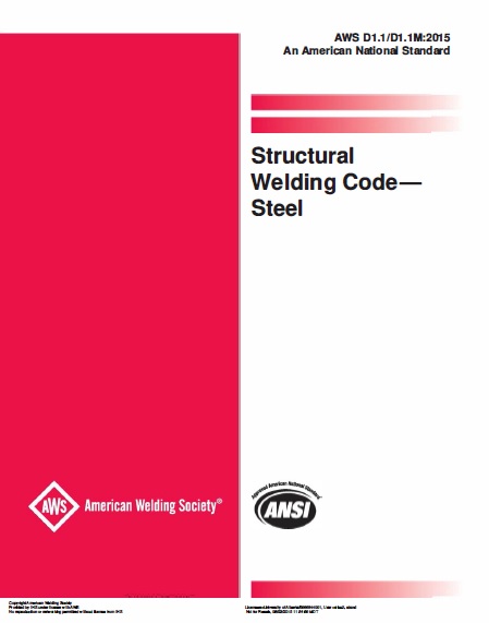 Structural Welding Code -- Steel | AWS D1.1 2015