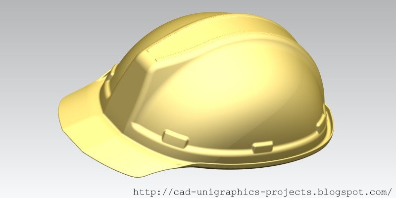CAD designs by Ivan: Worker helmet (free CAD download file)