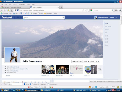 Cara Merubah Tampilan Facebook Menjadi Tampilan Timeline - Rumahadin