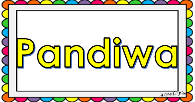 Teacher Fun Files: Pandiwa Flashcards