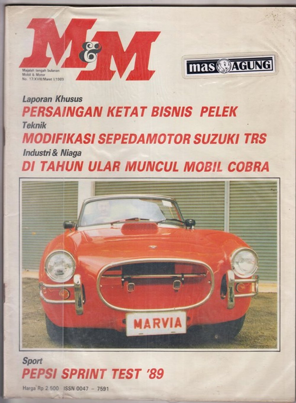 EMBRIO MOBIL NASIONAL YANG GAGAL: MOBNAS "MOBIRA DAN MARVIA" RINTISAN ...