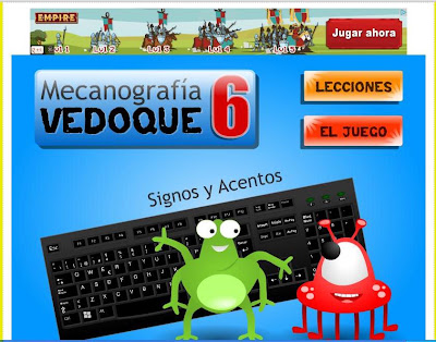 RECURSOS PARA CLASE: CURSO MECANOGRAFÍA VEDOQUE 6