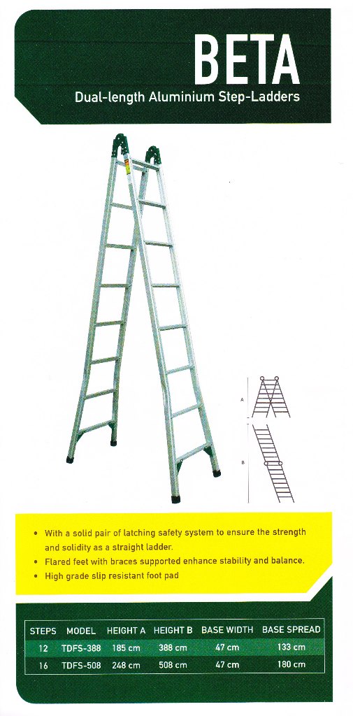 TANGGA LIPAT ALUMINIUM Multifungsi TALUX ~ WELCOME To SUN WIJAYA Online ...