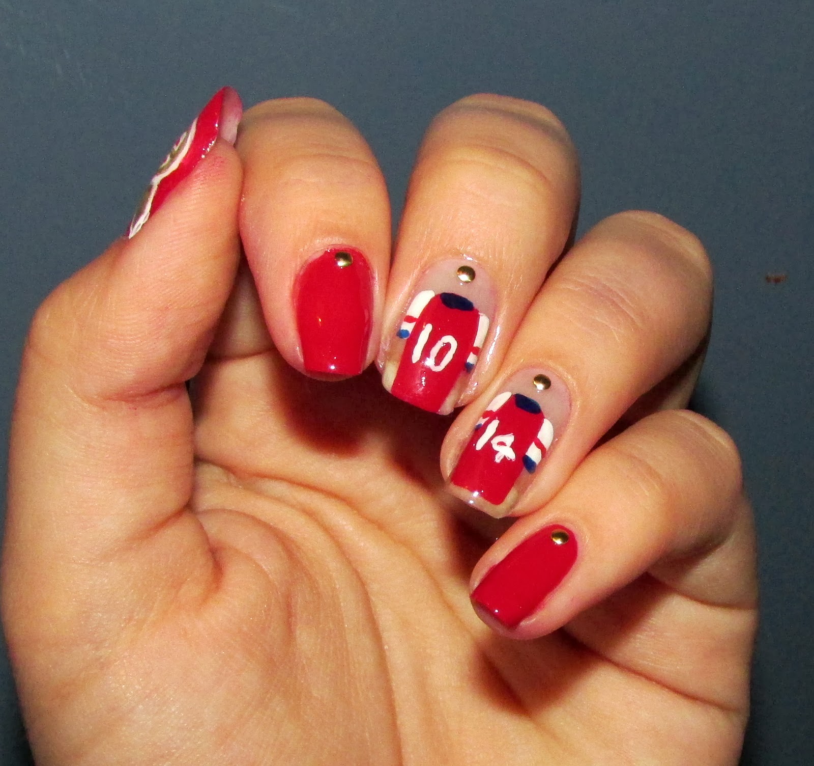 Life in Lacquer: Arsenal Nail Art