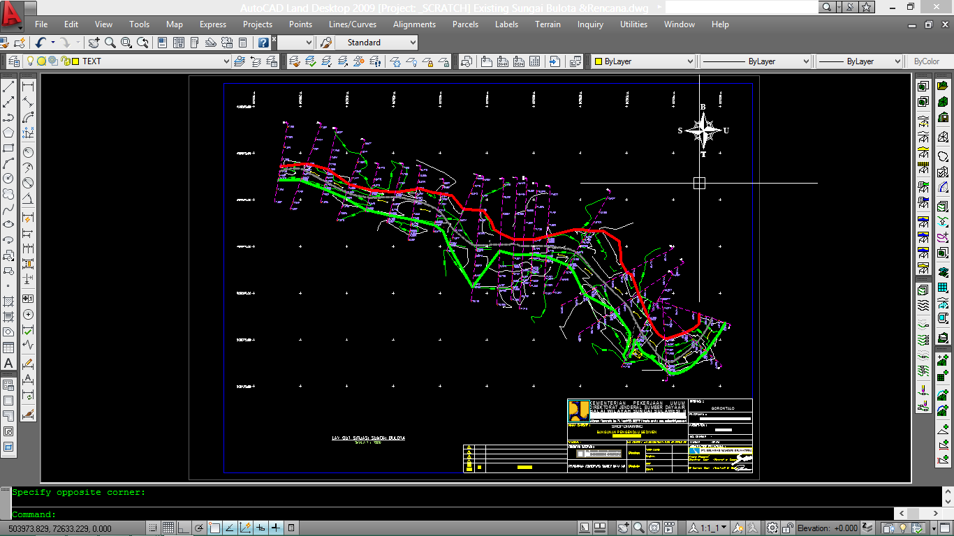 Land Angular: Kursus AutoCAD Land Dekstop 2009