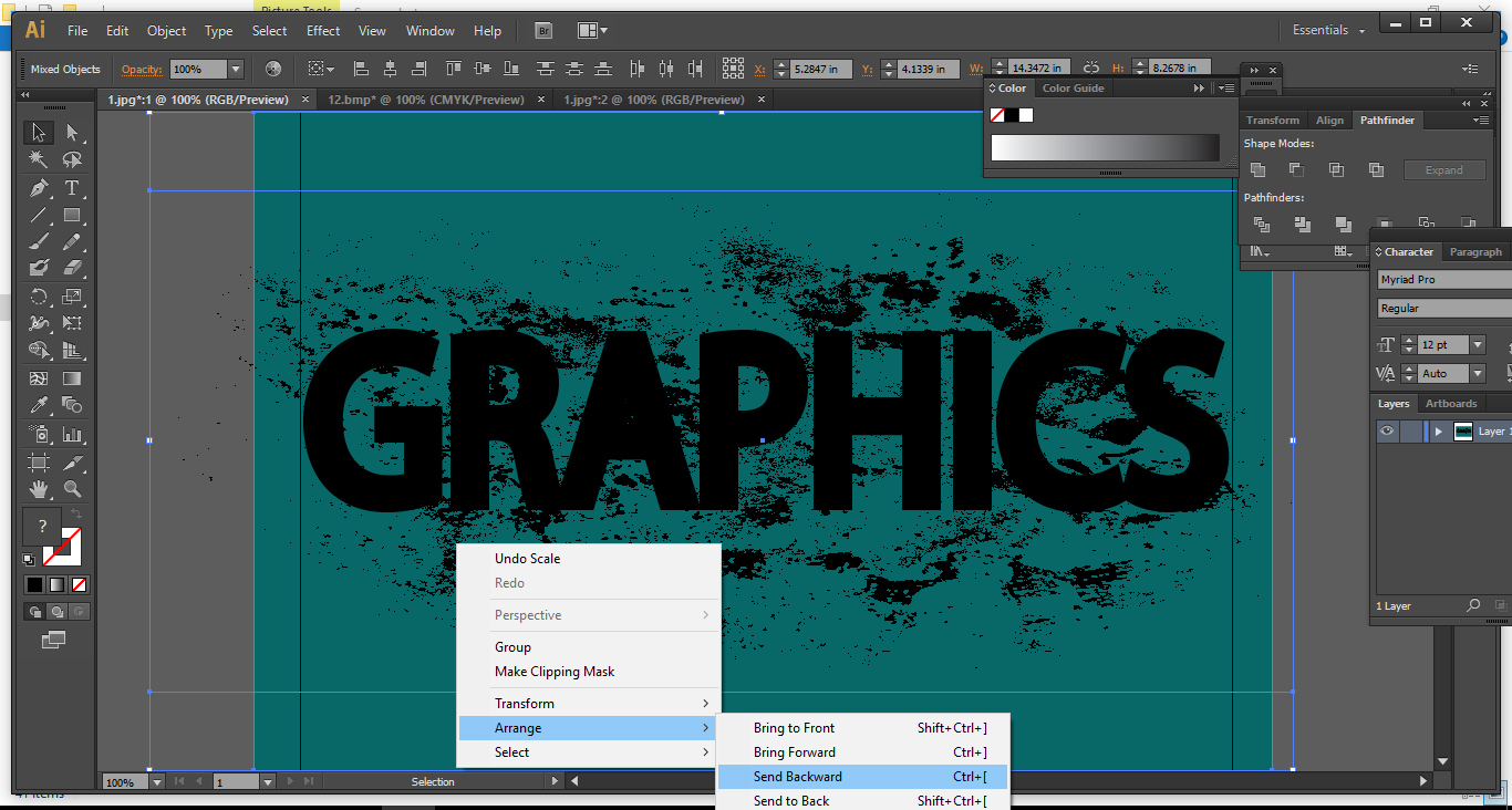 How to clipping mask with Adobe Illustrator & Photoshop - Photoshop ...
