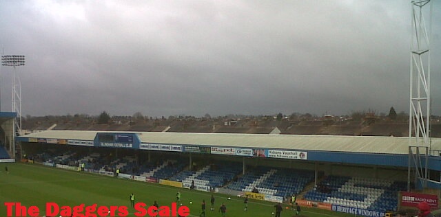 The Daggers Scale: Gillingham 1-2 Daggers, Out Of The Red & Into The Green.