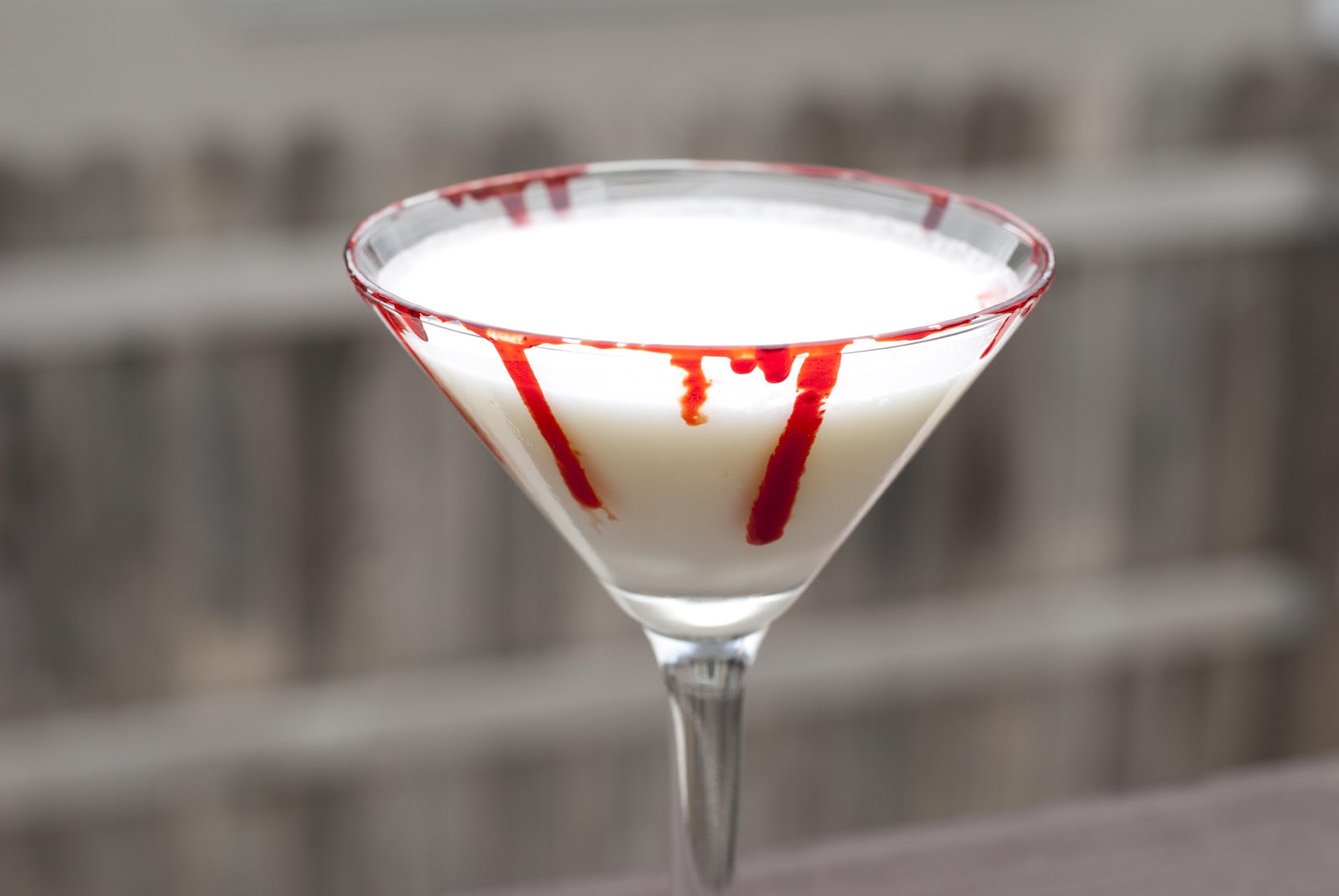 Bloody-Rimmed Martini - A Year of Cocktails