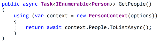 Jeremy Bytes: More DI: Async Interfaces