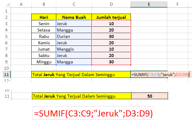 Program312 SUMIF Dan SUBTOTAL program312-sumif-dan-subtotal