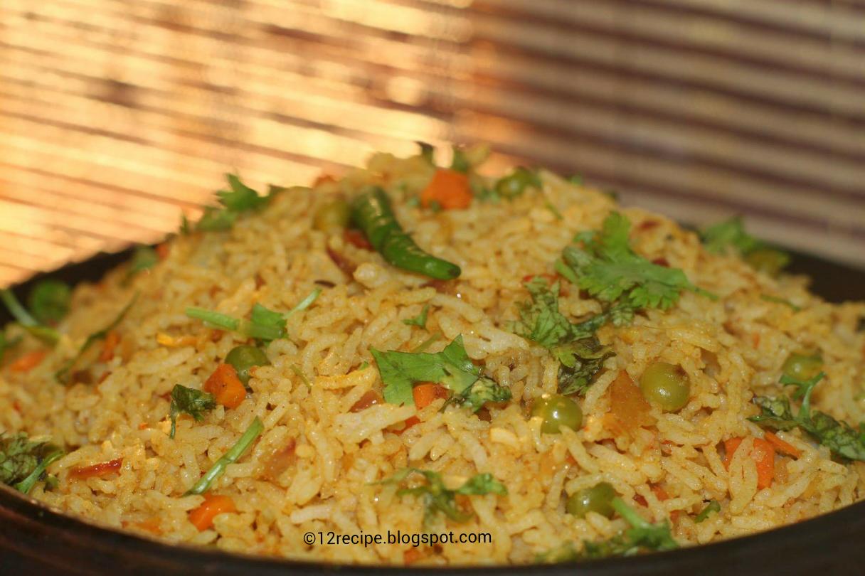 Tawa Pulavu - Recipe Book