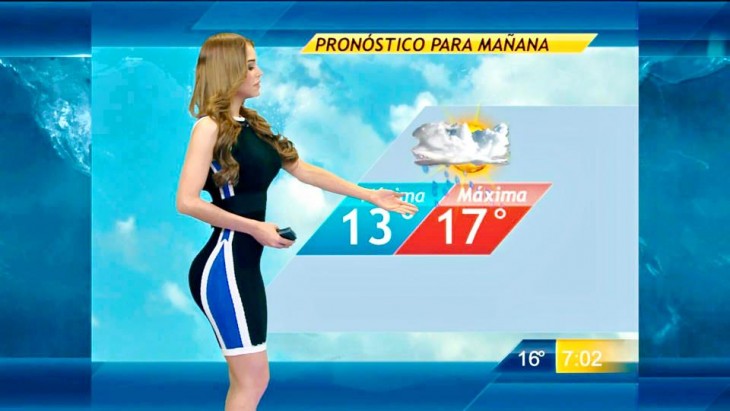 Esta es la conductora del clima por la que el Internet se está ...