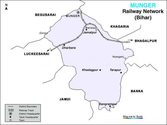 Rail-Map-india: munger_railway_map