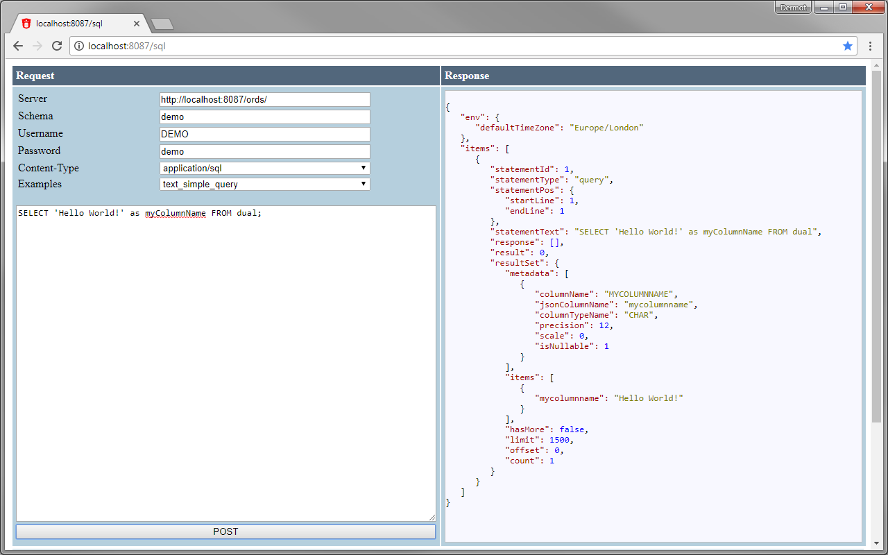 New Rest Enabled Sql For Ords