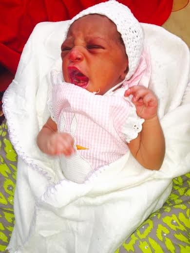 Photos: NEMA welcomes newborn baby in Adamawa IDP camp