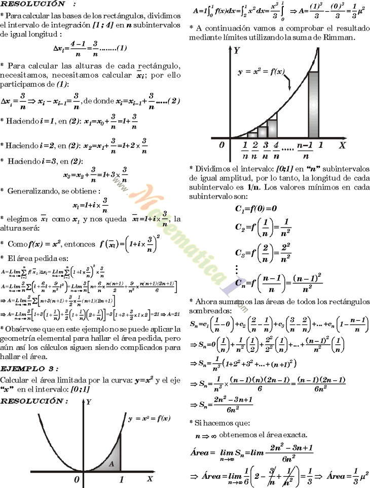 EJERCICIOS PASO A PASO DE CALCULO INTEGRAL ~ APRENDE CALCULO FACILMENTE