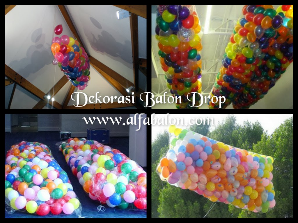 BALON NETT DROP / BALON JARING | Alfa balon