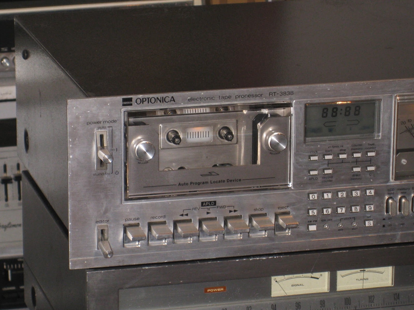 Infrequent Sound [sex.tex] technology: Sharp Optonica RT-3838H Stereo ...