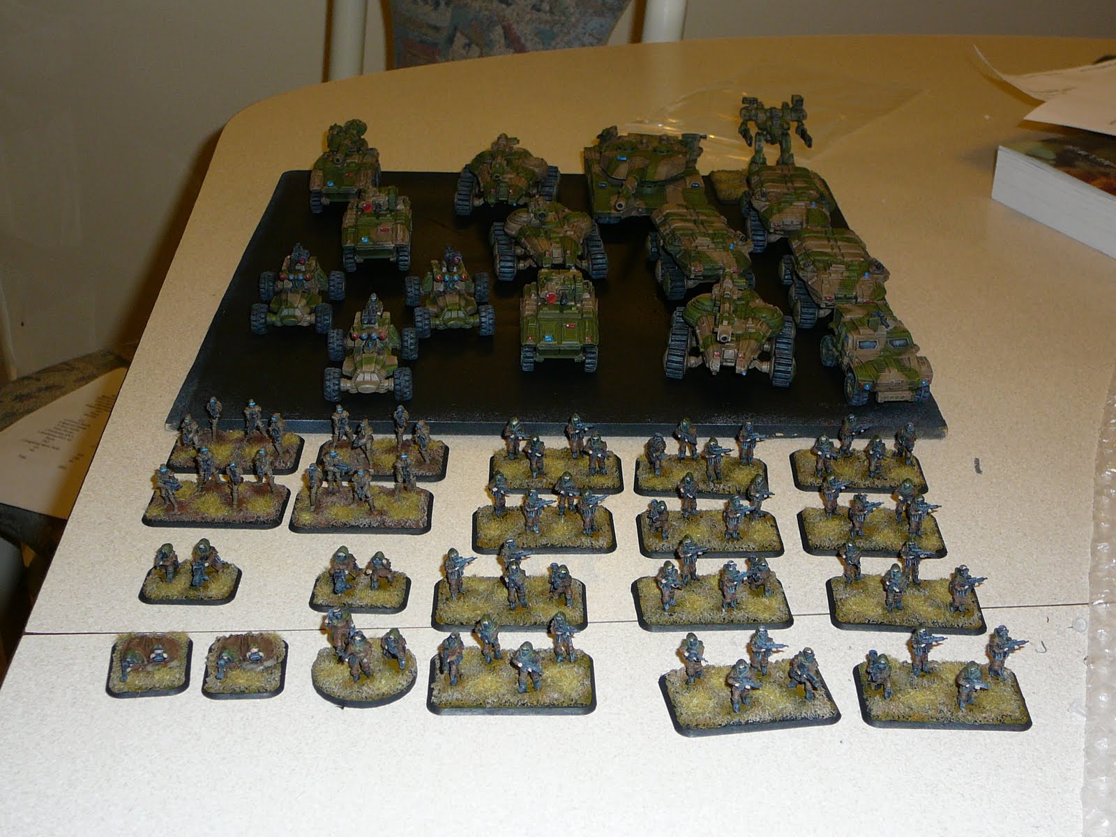 Fawcett Avenue Conscripts: 2nd Sci-fi 15mm army complete