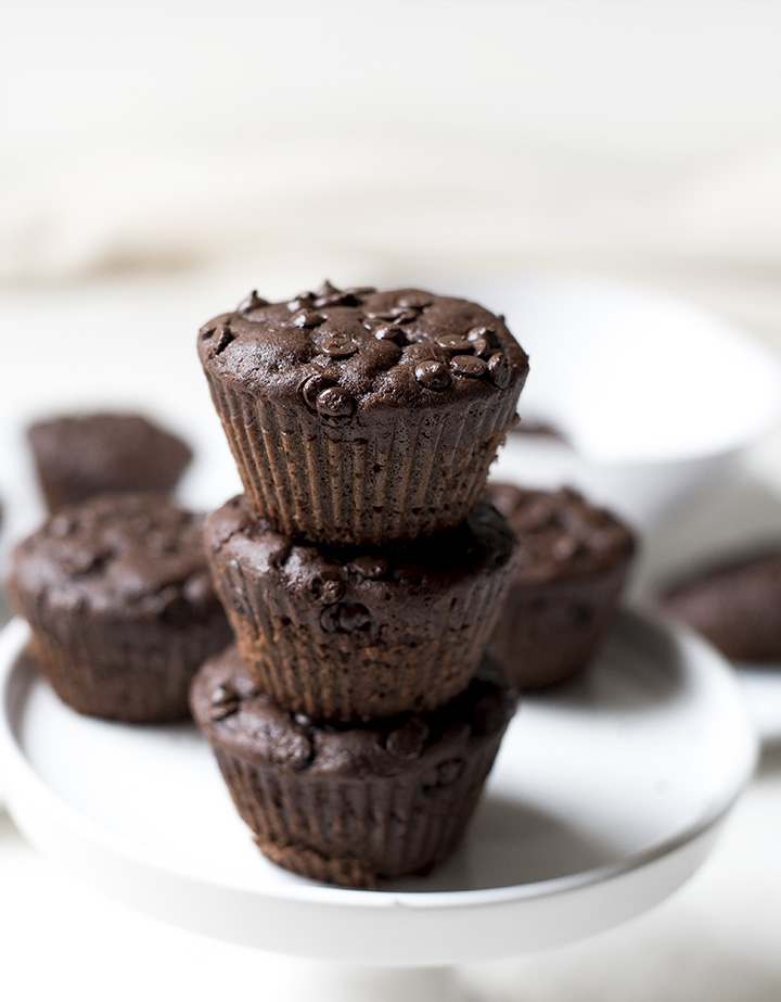 Protein Treats By Nicolette : Double Chocolate Fudge Muffins