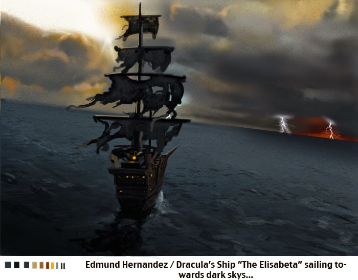 Edmund Hernandez Art: Dracula Ship