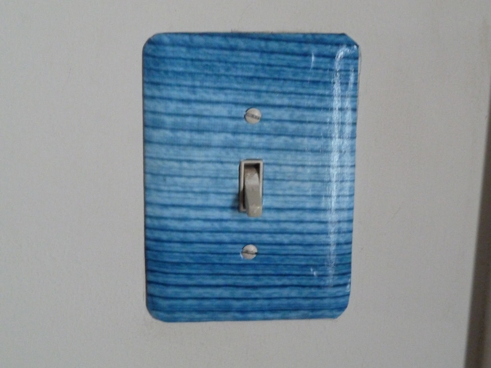 Make it easy crafts: Custom décor decoupage switch-plate cover