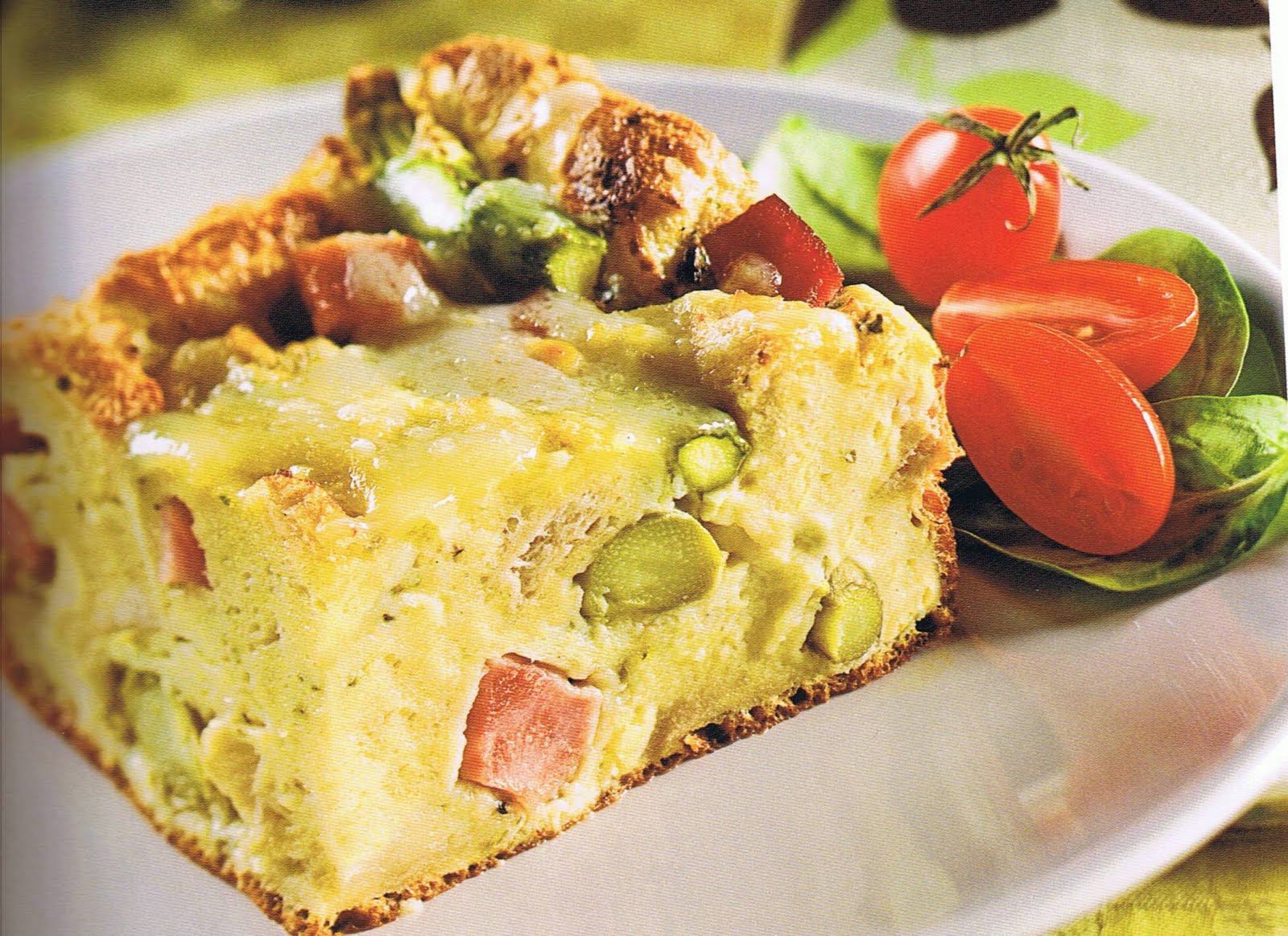 Perles et délices: Stratta au jambon et asperges