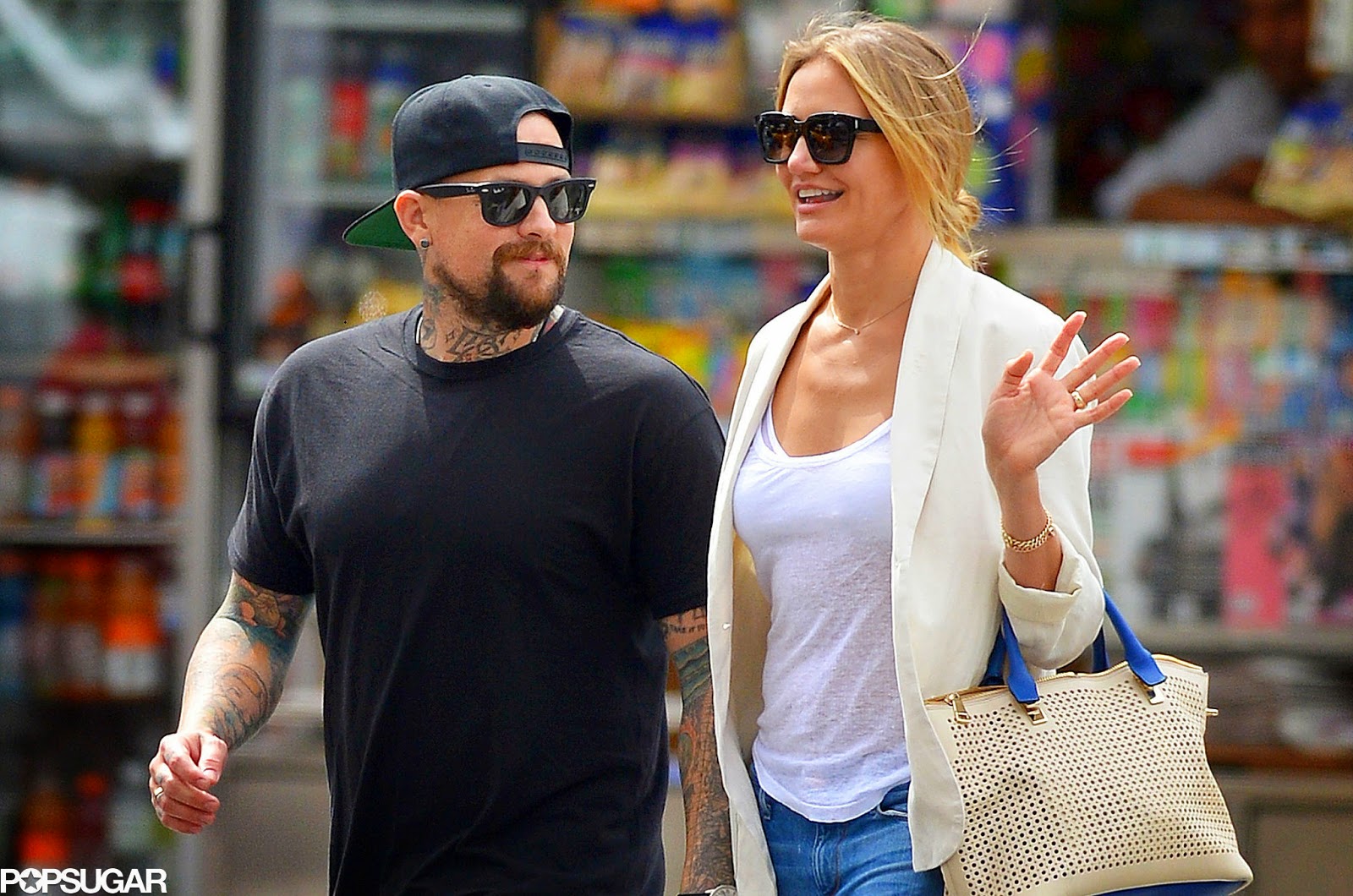 BLOG: Benji Madden shows off his wife's name Cameron Diaz he tattooed ...