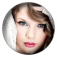 Viciada em PhotoScape e PhotoFiltre: Taylor Swift - Button's