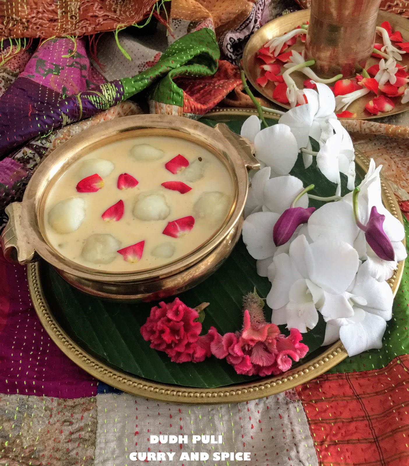 CURRY AND SPICE: DUDH PULI ( BENGALI DESSERT )