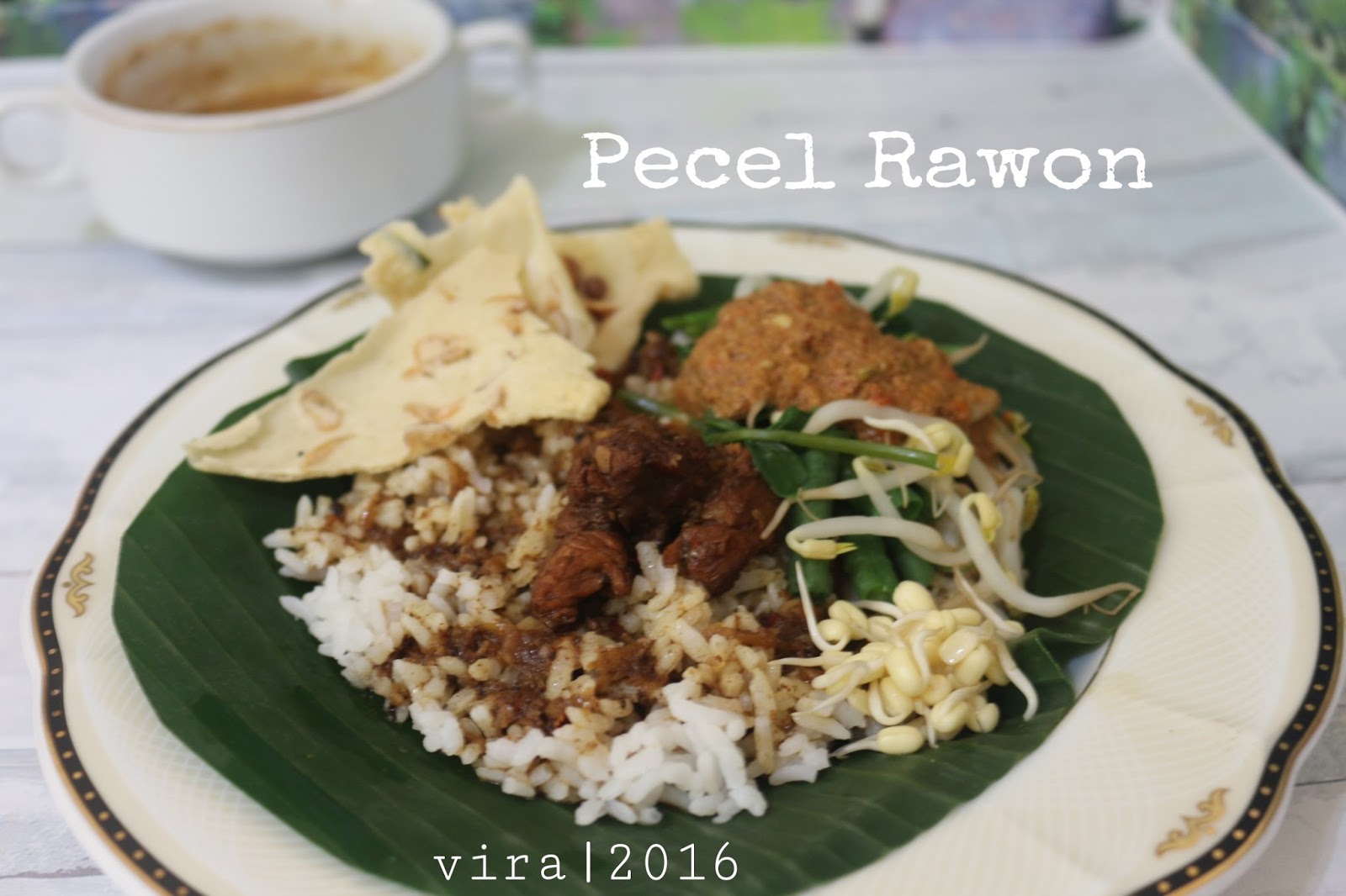 Sego Pecel Rawon