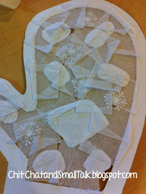 Chit Chat and Small Talk: Mitten Craftivity for Preschoolers