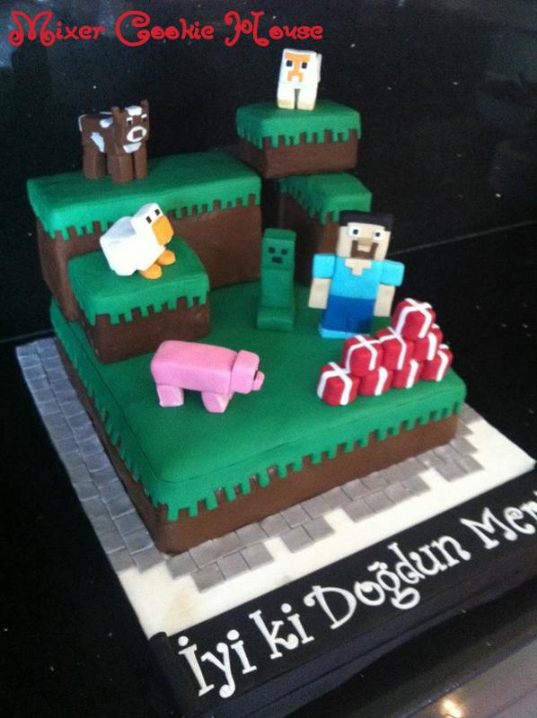 Mixer Cookie House 05309400094: MINECRAFT PASTA VE KURABİYE