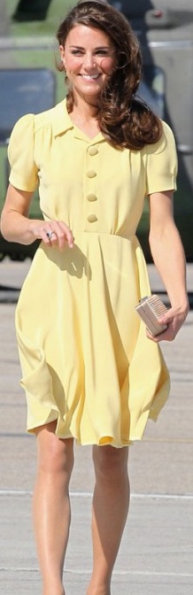 Kate Middleton in Hot Yellow Dress | Movieartists