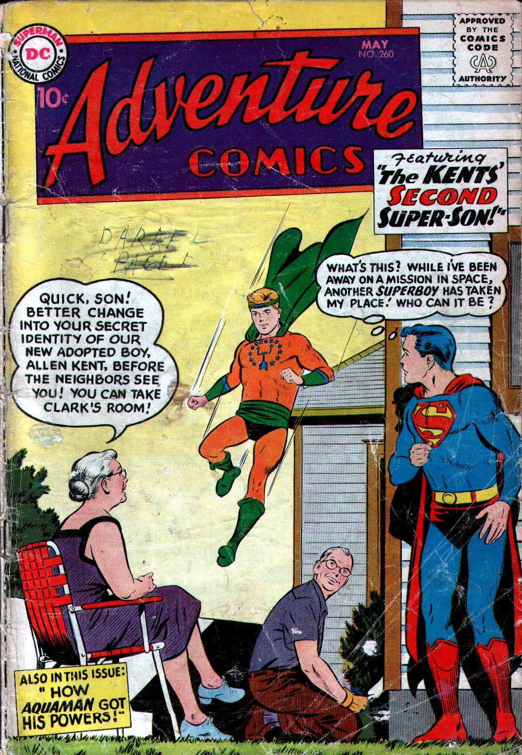 Days of Adventure: Adventure Comics # 260, May, 1959