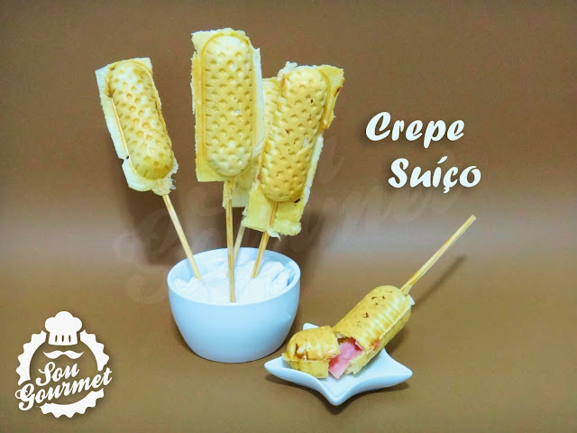 Crepe Suíço Receita Especial e como usar a Crepeira