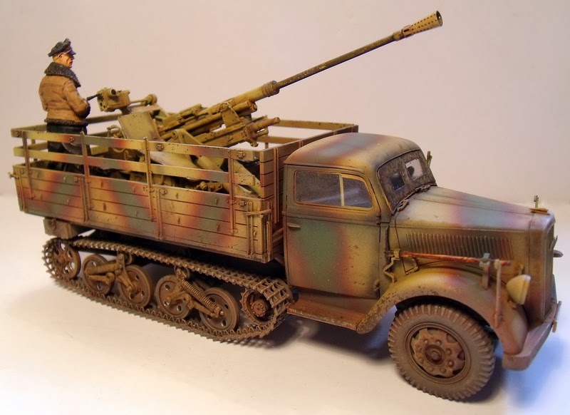 Dave's Tank Workshop : Opel Maultier with 3.7cm Flak