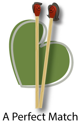 The Art of Andy Fling: A Perfect Match | Illustration Friday