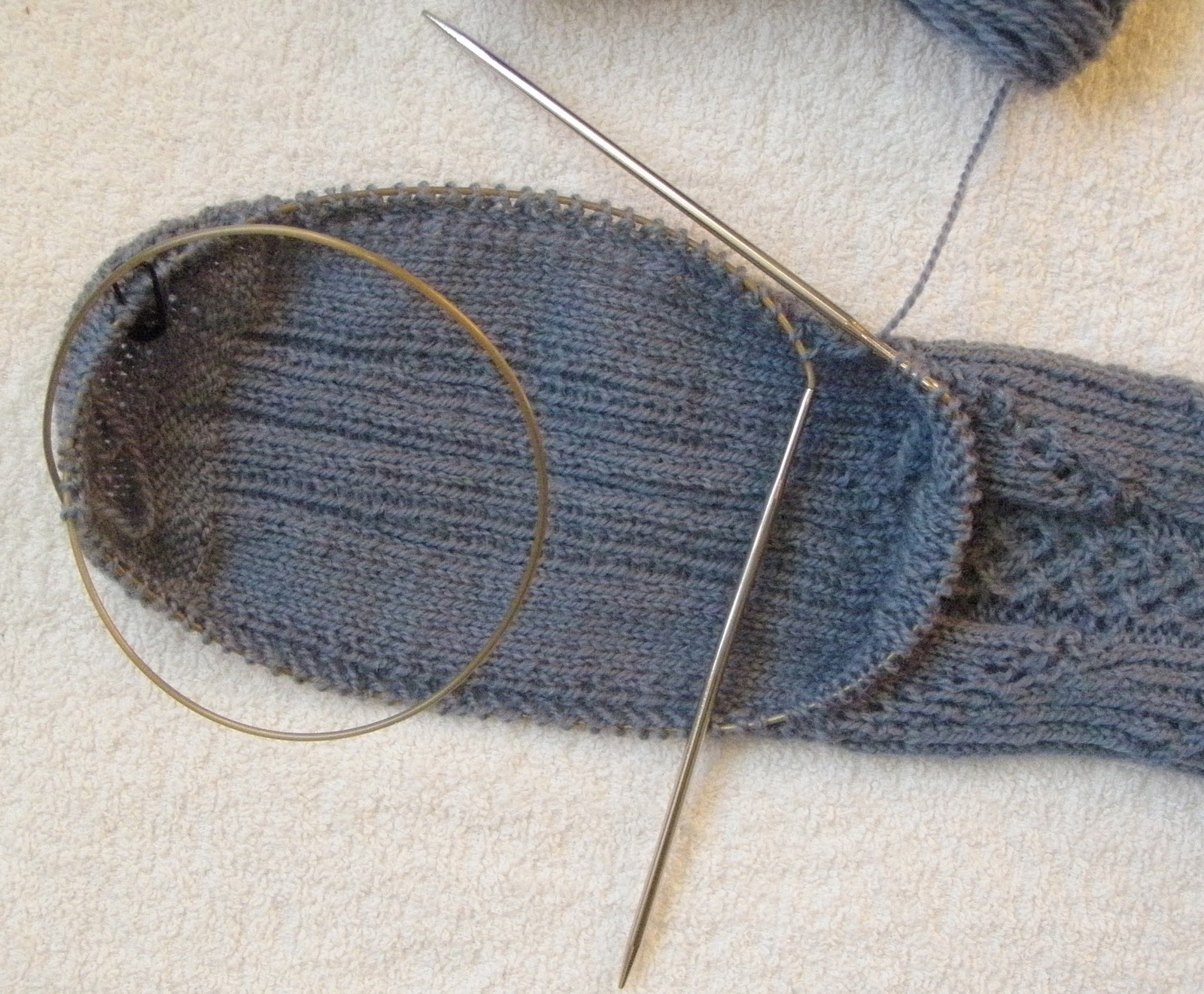 Twisted-Rib Stockings–Done! – Ann Budd Knits