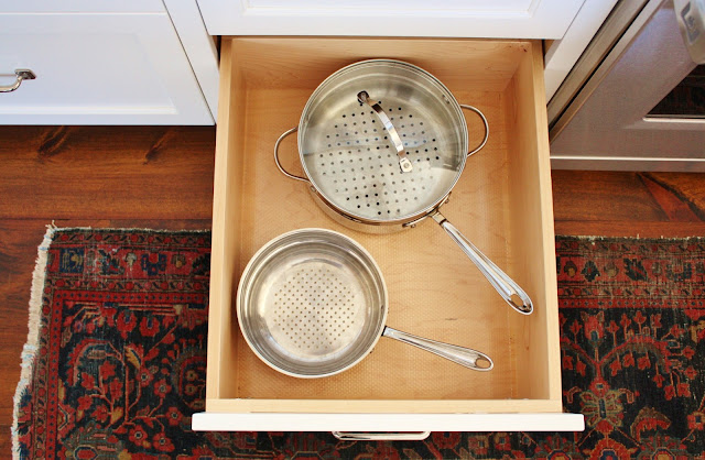 for the love of a house: kitchen drawers- the range side