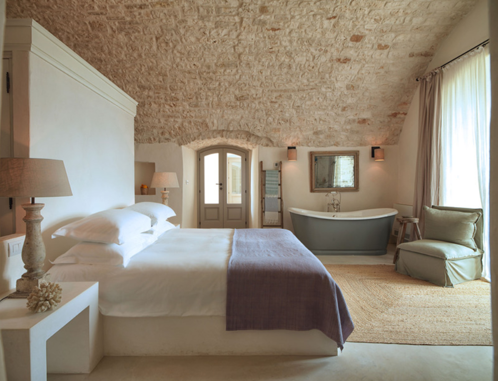 A rustic-chic Italian villa.