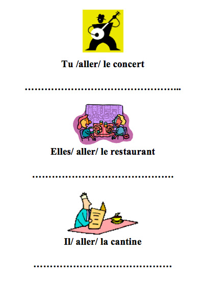 ISM Français 1: Fr 1.2 pp 38-40 Gram: aller + prepositions