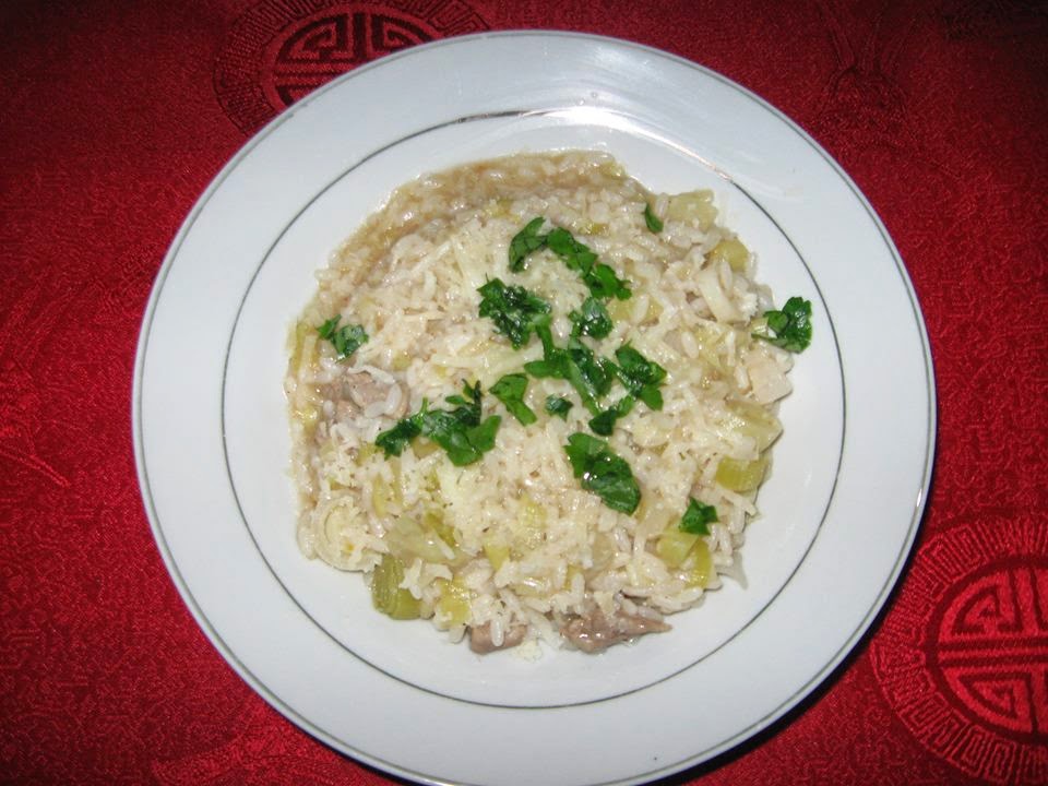 KuzhinaIme.al: Oriz (Risotto) me presh (Receta nga Dallandyshe Siqeca)