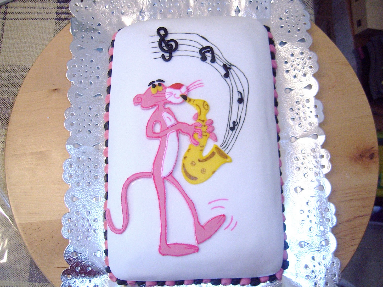 Sueños de Azucar Sevilla: TARTA DE LA PANTERA ROSA