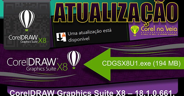 CorelDRAW Graphics Suite X8 – Atualização 1 - Corel na Veia
