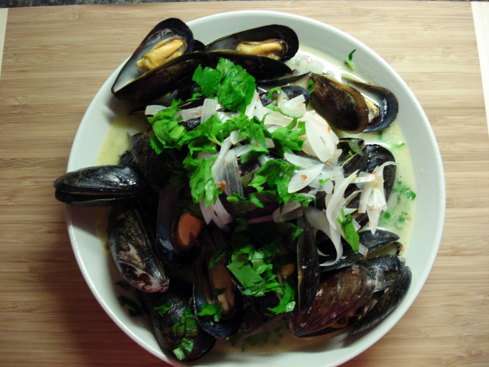 Dreaming In Wonderland: Julia Child's French Mussels Steamed Open in ...