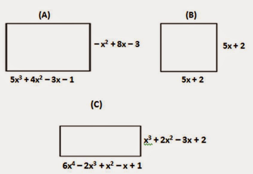 Matemática para todos.: Lista de exercício - 3° ano - poliômios ...