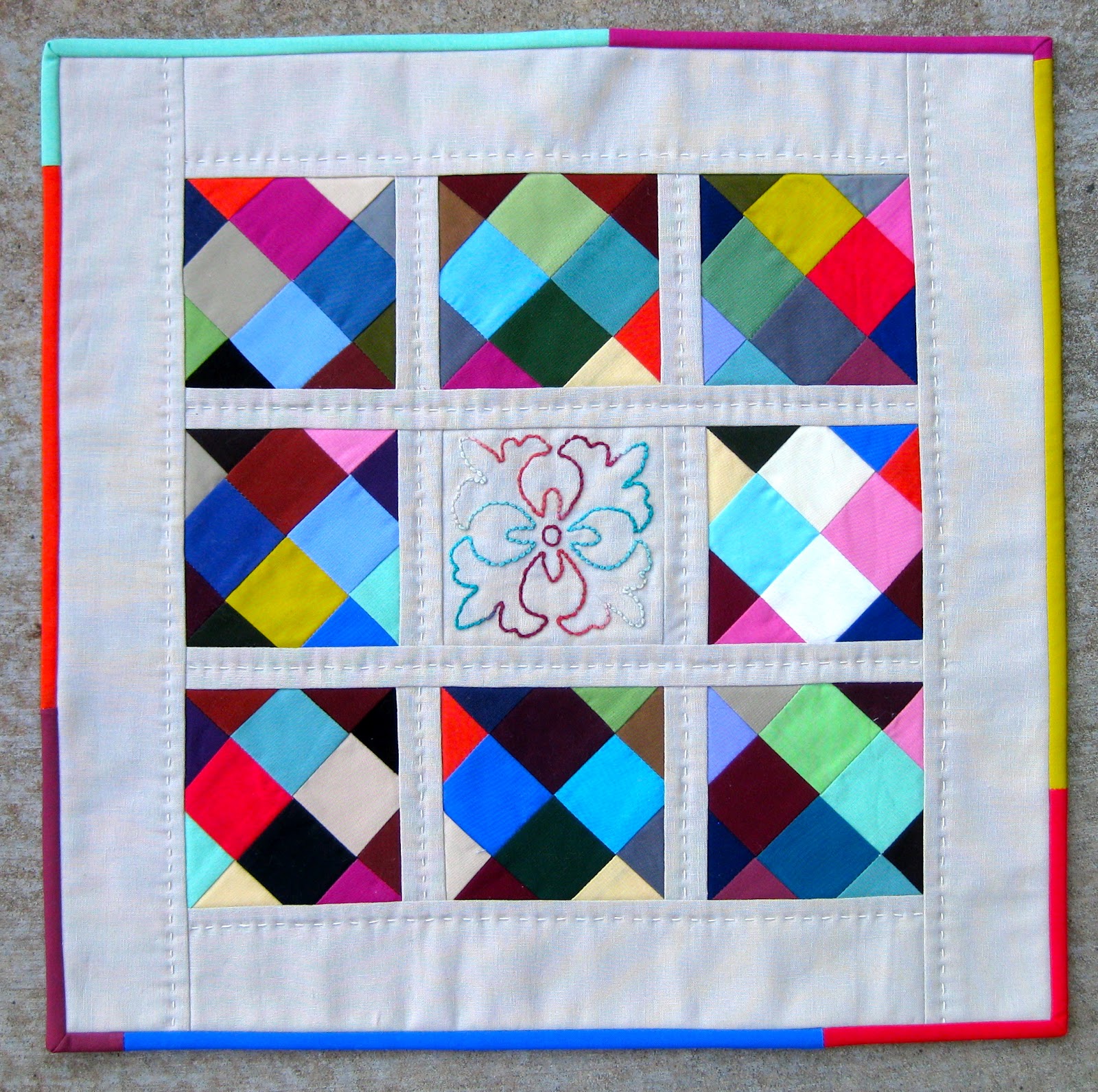 piecefullife : little quilt monday~~~a finish and a flimsy