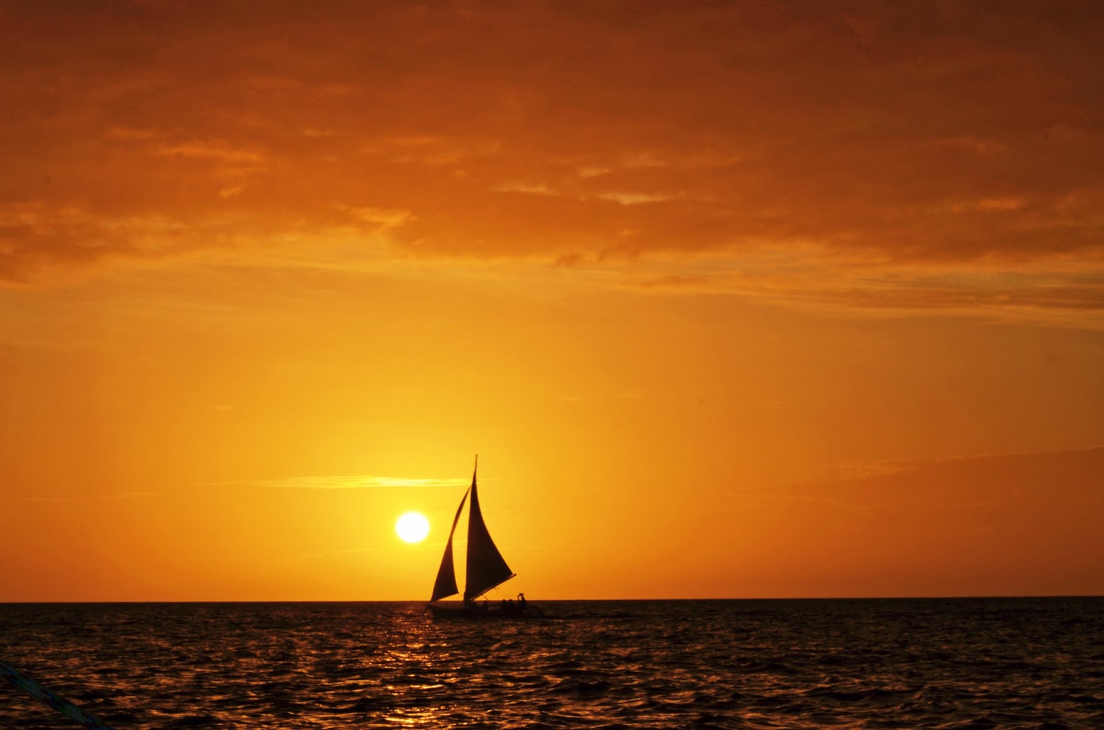 Trip To Boracay, Philippines: Paraw Sailing / Sunset Sailing - Just An ...